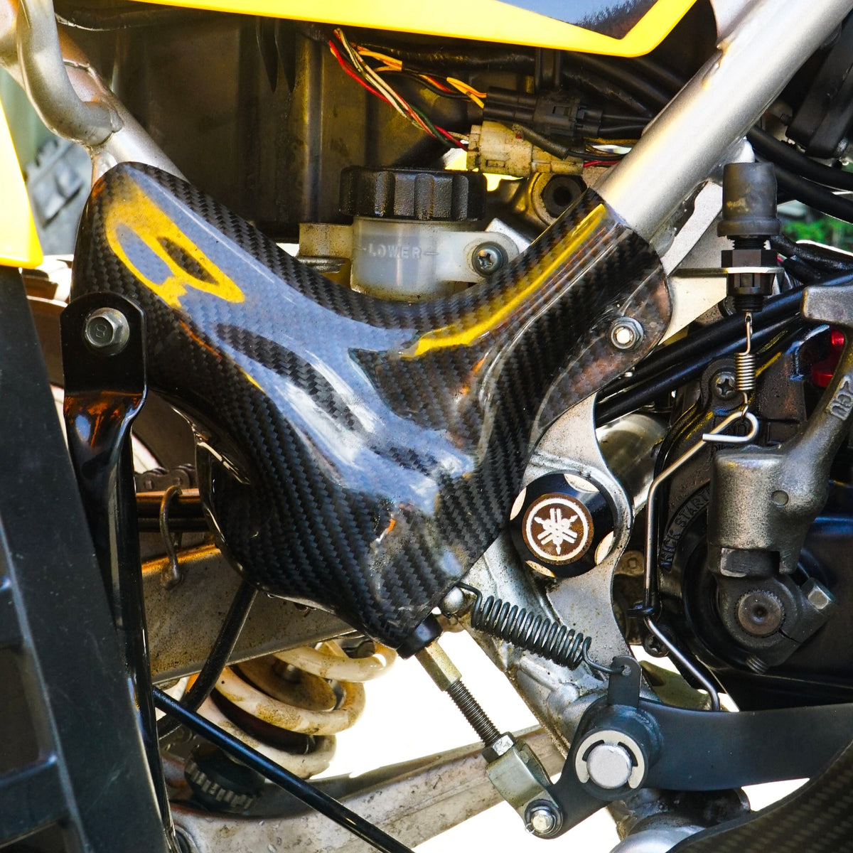 Carbon Fibre Frame Guards 2.0 Yamaha YFZ350 Banshee – MAK Custom Parts