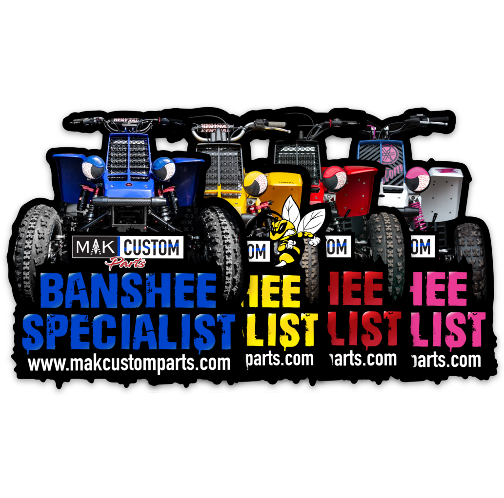 Banshee Specialist Sticker – MAK Custom Parts