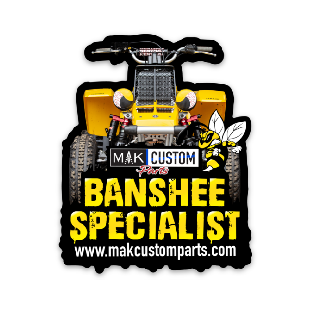 Banshee Specialist Sticker – MAK Custom Parts