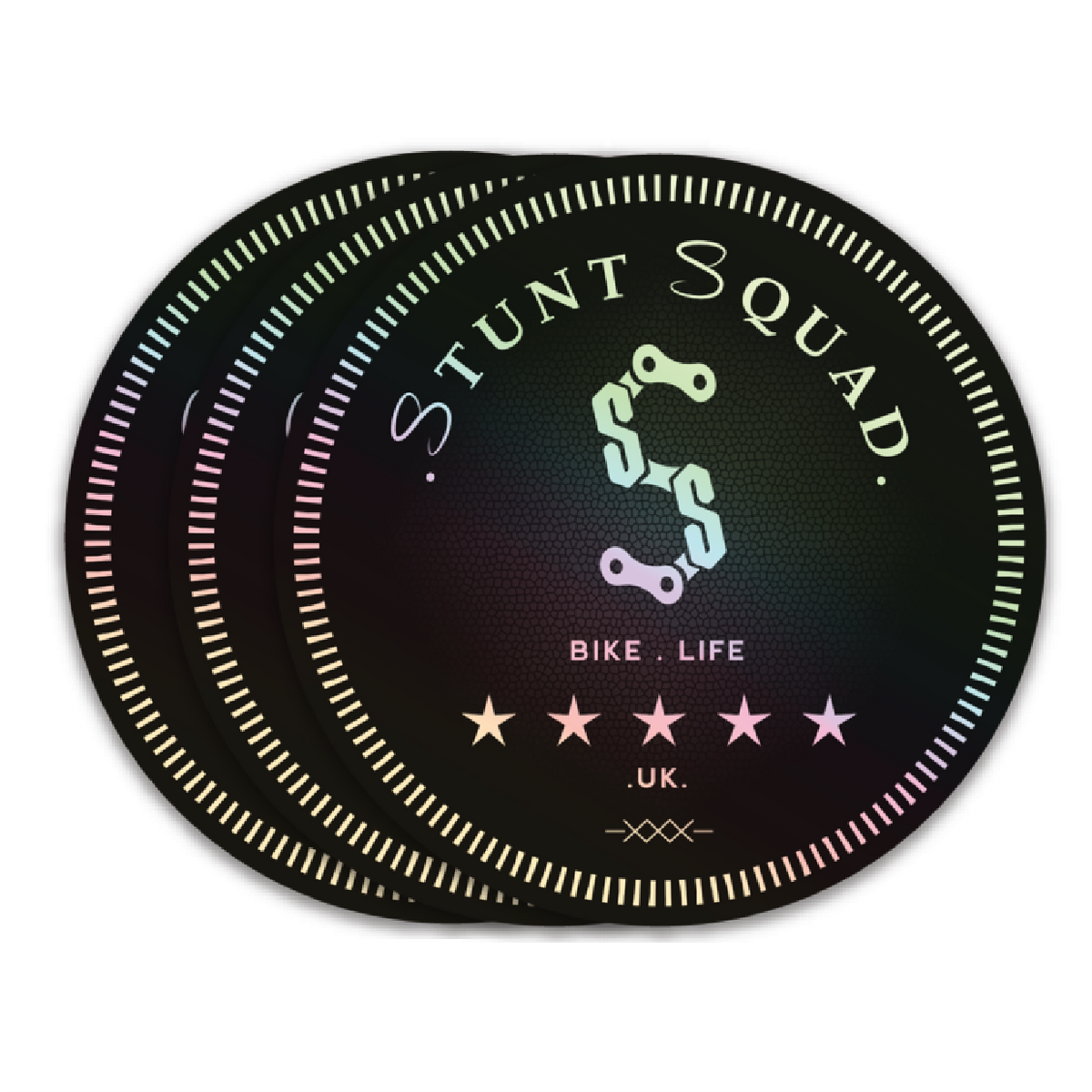 Stunt Squad Bike Life Badge Holographic Sticker – MAK Custom Parts